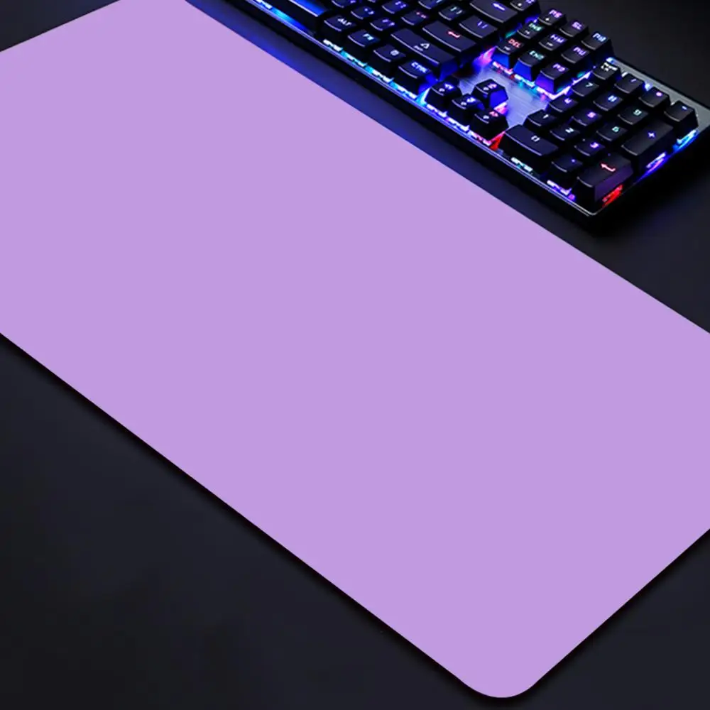 Large Pure Purple Minimalist Highly Favored By Girls Mouse Pad Bedroom ...