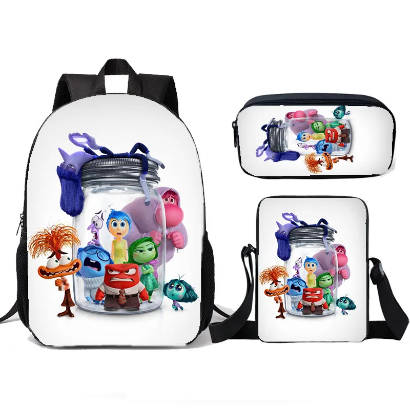 2024 Nuevo Disney Inside Out2 Paquete de tres piezas de libros de dibujos animados Paquete de ...