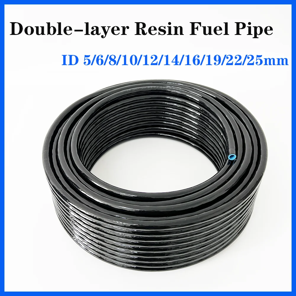 5-25mmBlack-Blue-Core-Double-layer-Fuel-Pipe-Resin-Wire-clamping-Oil ...
