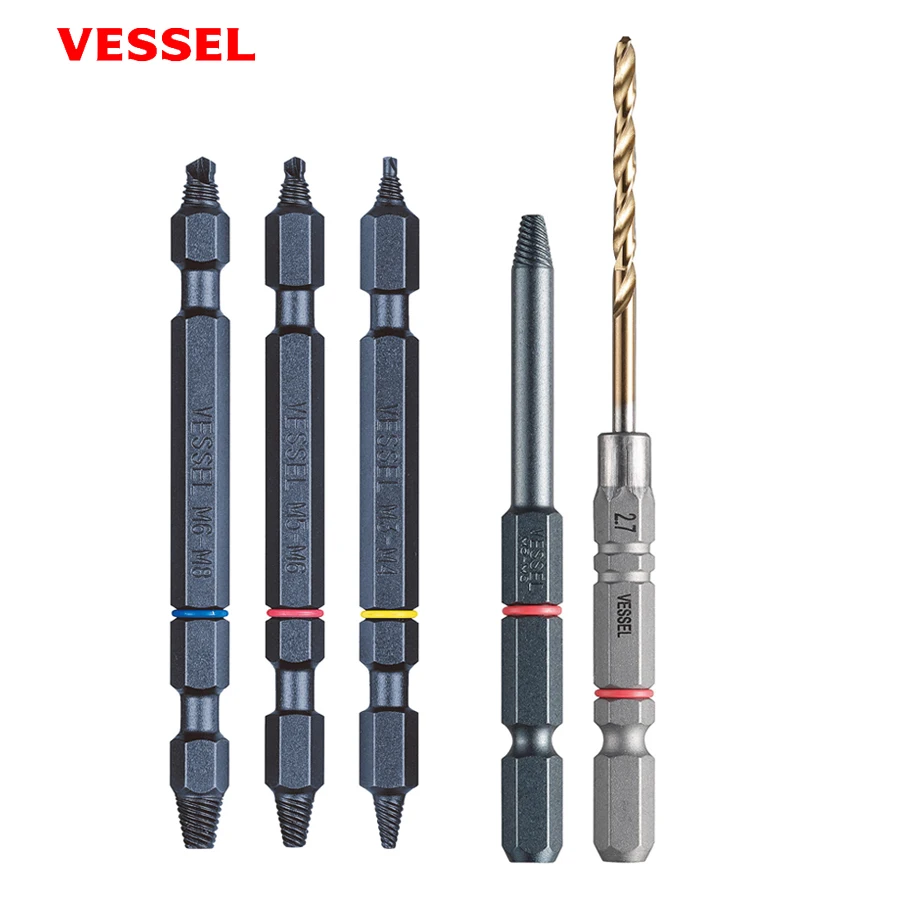 VESSEL-Screw-Extractor-Damaged-Screws-Remover-Extractor-Broken-Bolt-Water-Pipe-Extractor-M3-M4 ...