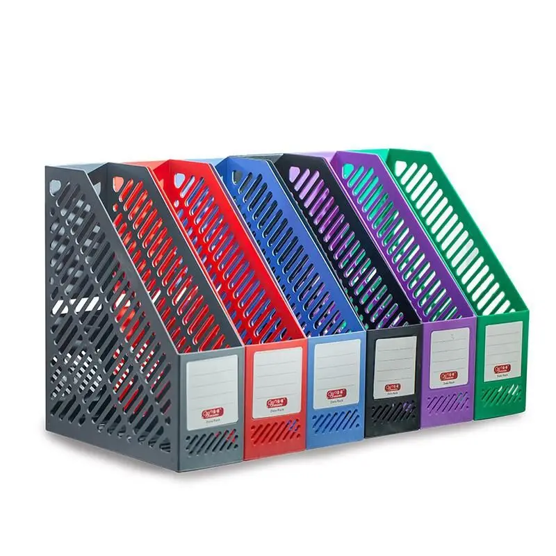 File Tray Single-layer File Shelf Desktop Storage Office File Frame ...