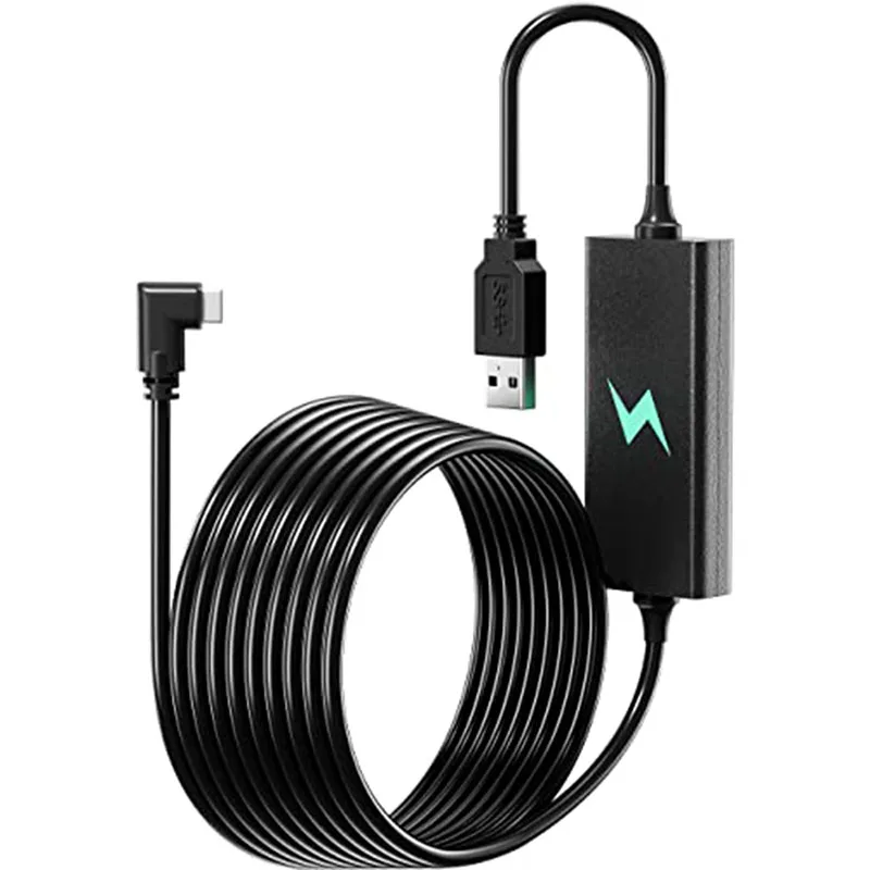 Oculus Quest Pro/PICO 4 용 링크 케이블, USB 3.2 Gen 2 데이터 전송 빠른 충전 Oculus ...