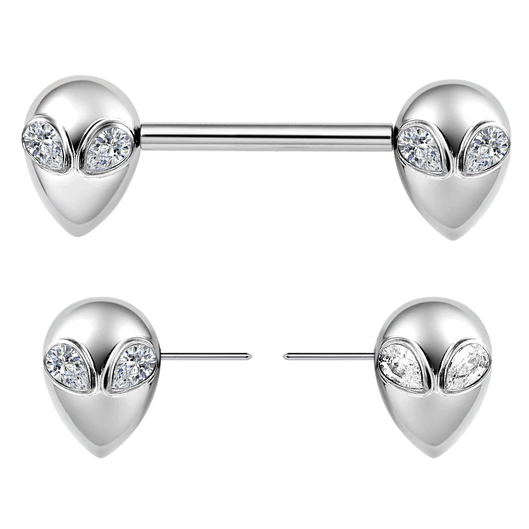 Hallowern-Alien-Shape-Threadles-Nipple-Ring-With-5A-Zircon-F136 ...