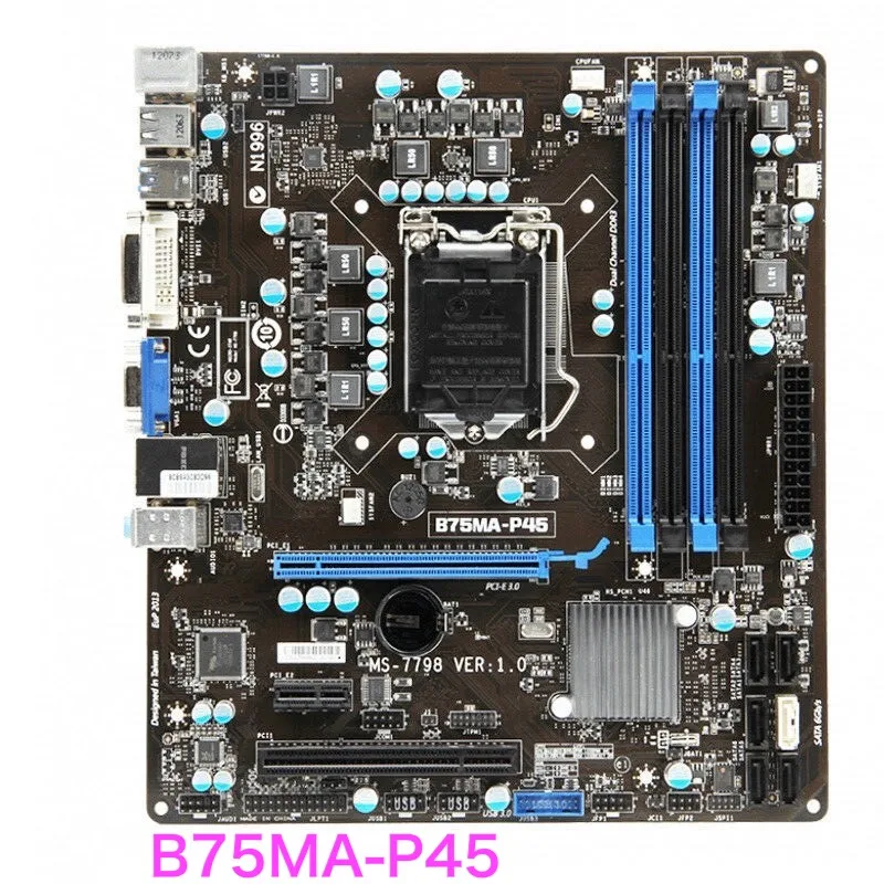 MSI B75MA-P45 Motherboard LGA 1155 DDR3 ATX B75 MS-7798 Mainboard - laptop-motherboards.com