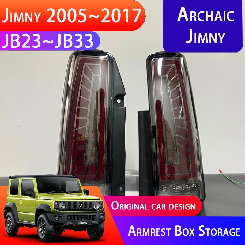 Led Car Back Lamp Rear Light For Suzuki JB23 JB33 Jimny Taillight With Sequential Turning Signal ...