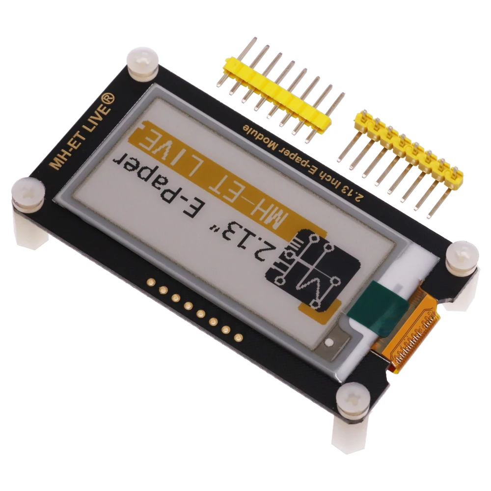 Tela E Módulo De E-ink Eink De 2.13 Polegadas. Suporte Para Arduino Uno Stm32 Raspberry Pi Esp32 ...