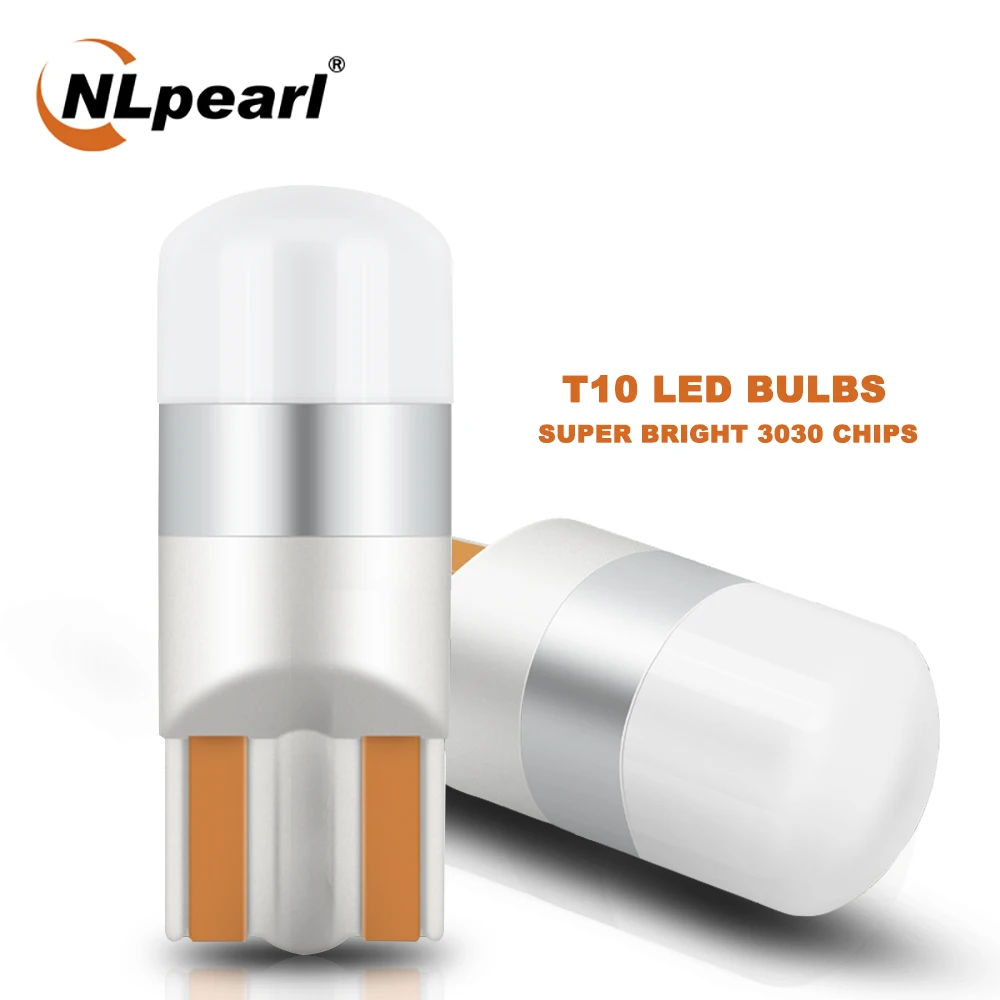 NLpearl-2-4X-Signal-Lamp-T10-W5W-Led-Bulbs-3030-1SMD-W5W-Led-Canbus-194 ...