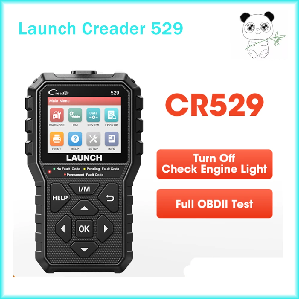 Launch Creader 529 OBD2 Scanner Automotive Diagnostic Tool OBDII Code ...