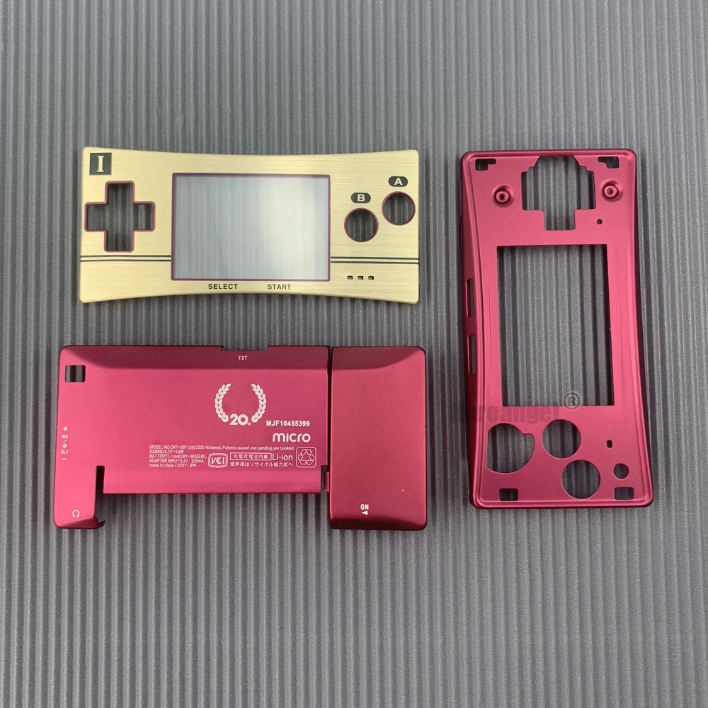 Carcasa de Metal para Nintendo Game Boy Micro GBM, carcasa de repuesto ...