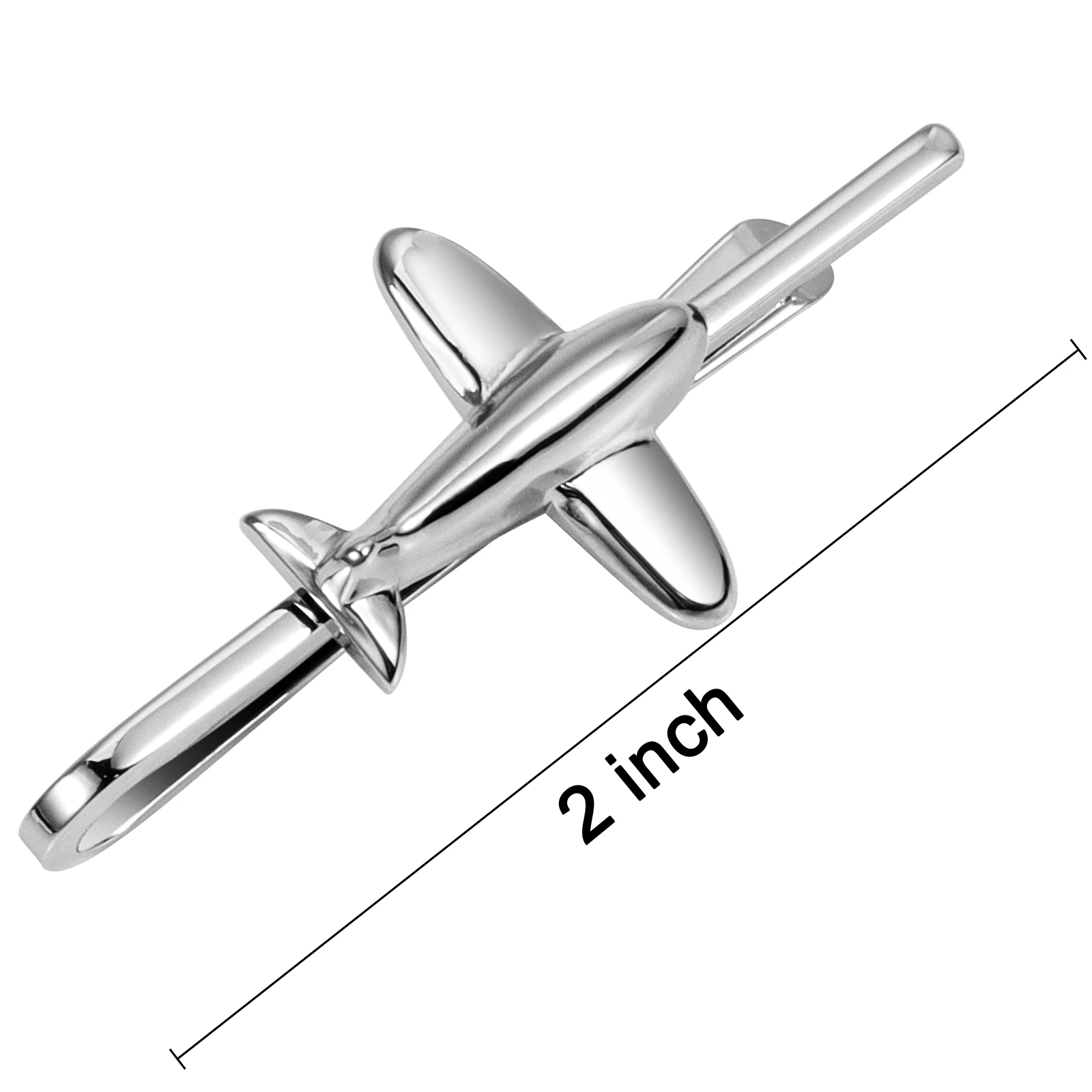 HAWSON-2inch-Tie-clip-for-men-funny-aircraft-animal-music-game-casual ...