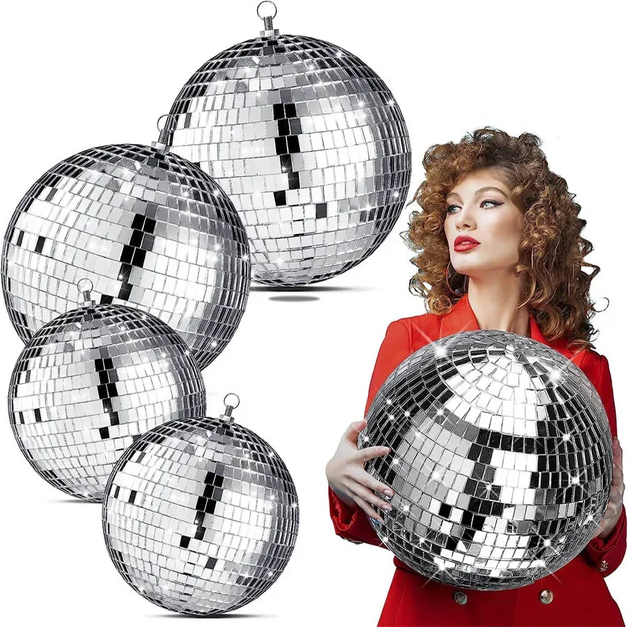 Thrisdar-10-20-30CM-Mirror-Glass-Ball-Reflective-Disco-DJ-Mirror-Ball ...