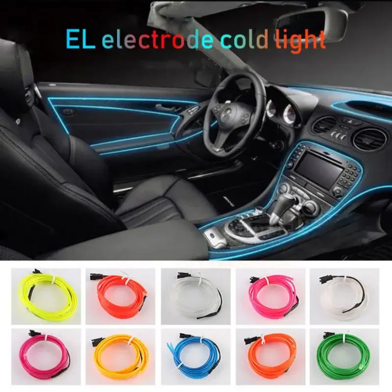1m-Neon-LED-Car-Interior-Lighting-Strips-Auto-LED-Strip-Garland-EL-Wire ...