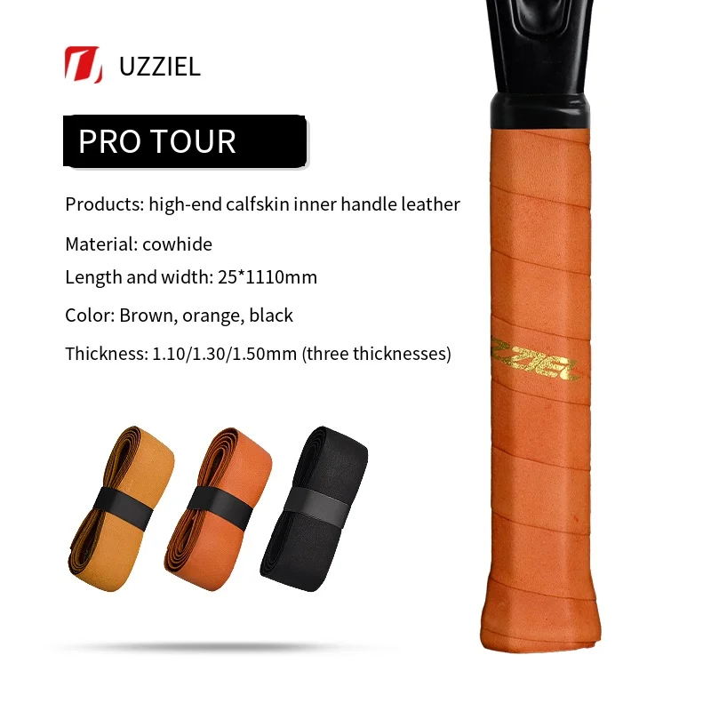genuine-leather-tennis-grips-Badminton-racket-handle-grip-tape-over ...