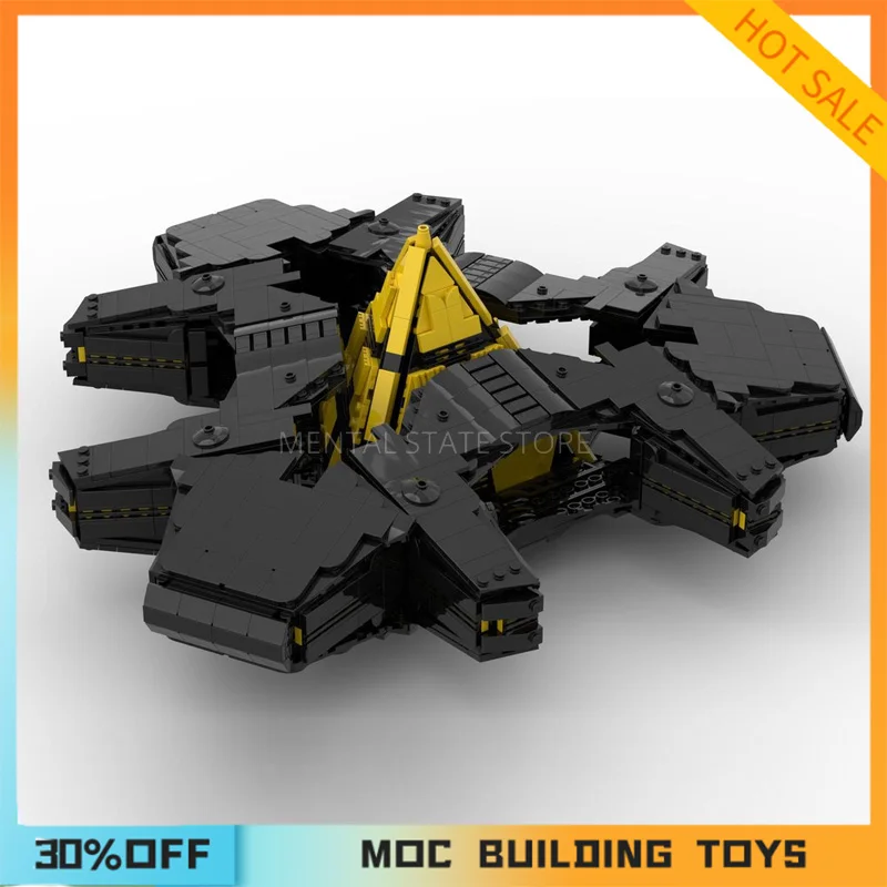 1924PCS-Customized-MOC-Golden-Triangle-Spaceship-Building-Blocks ...