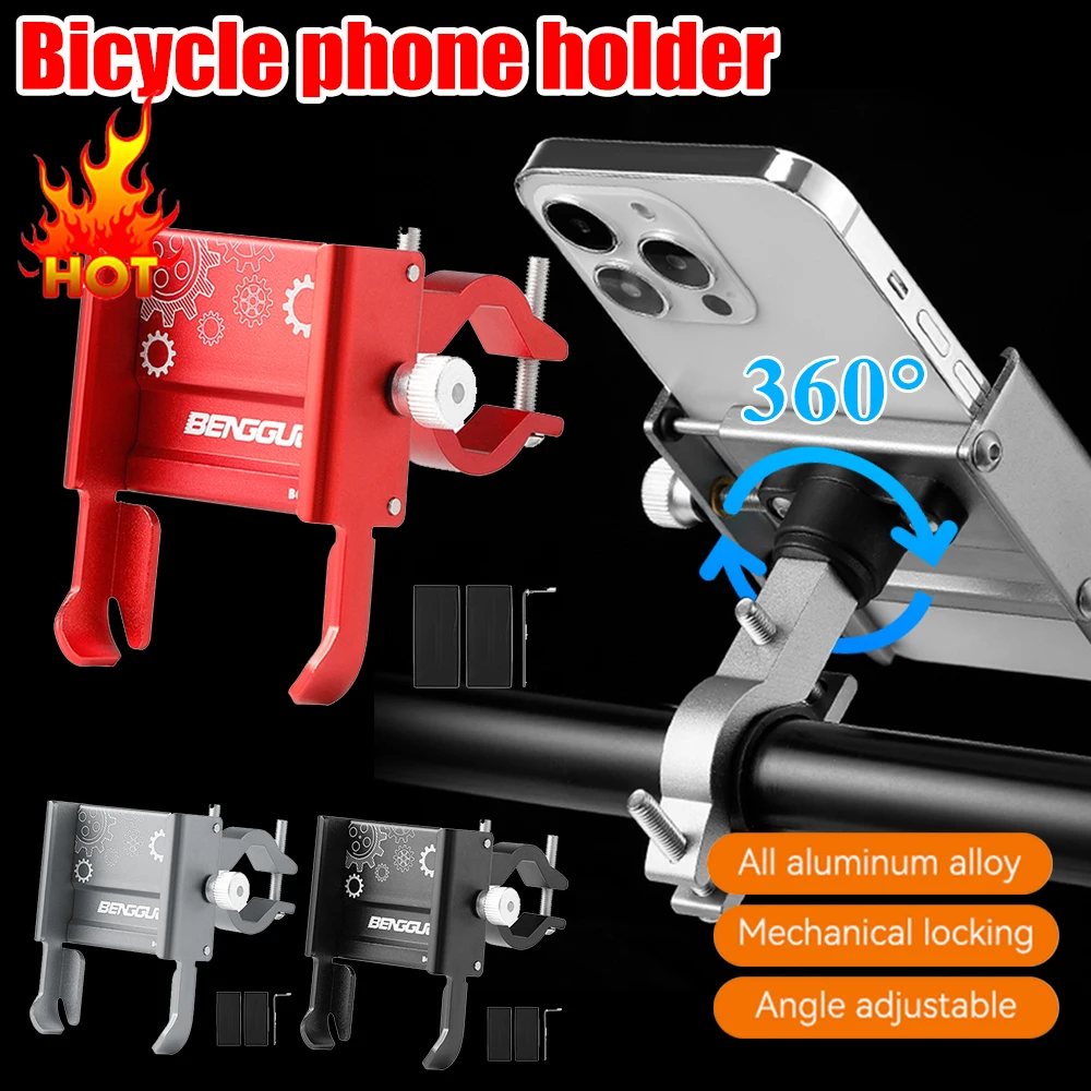 Bicycle-Phone-Holder-Mount-Universal-Mobile-Cell-GPS-Metal-Riding-MTB ...