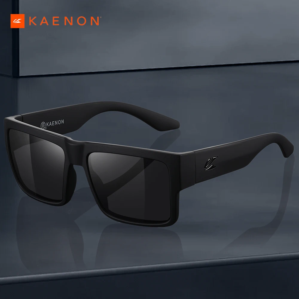 KAENON-culos-Polarizados-para-Homens-e-Mulheres-Black-Mirror-Shades-Sports-Eyewear-Square-Sun ...