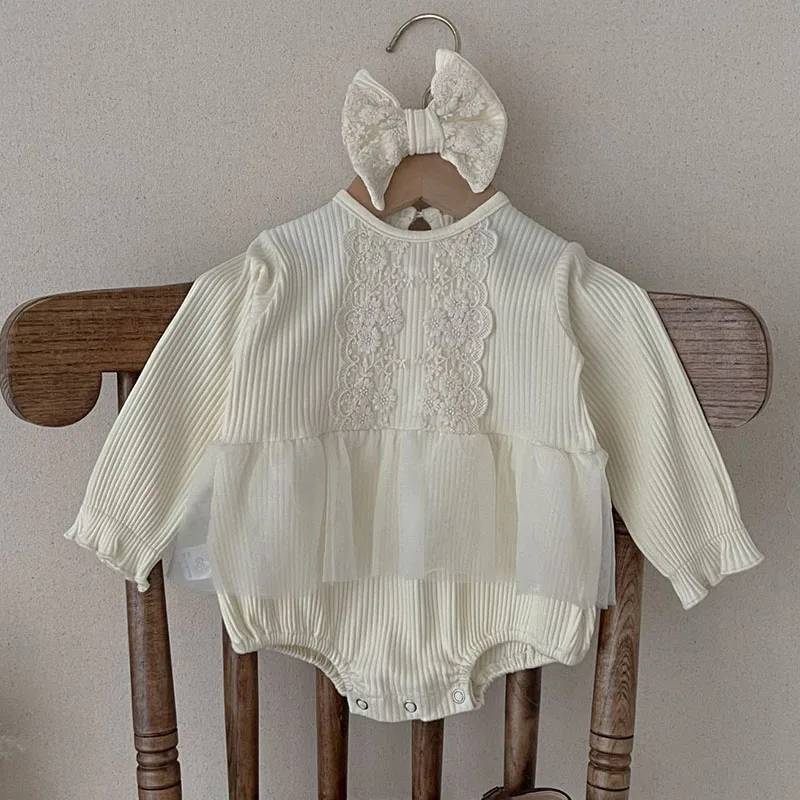Autumn-Spring-Baby-Clothing-Newborn-Baby-Girls-Bodysuits-Hair-band-Long ...