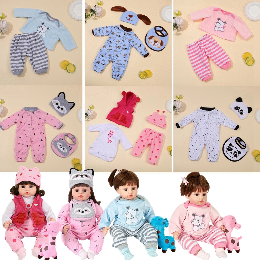 Fashion-Doll-Jump-Suits-Fit-For-45cm-Baby-Doll-17-Inch-Reborn-Baby-Doll ...