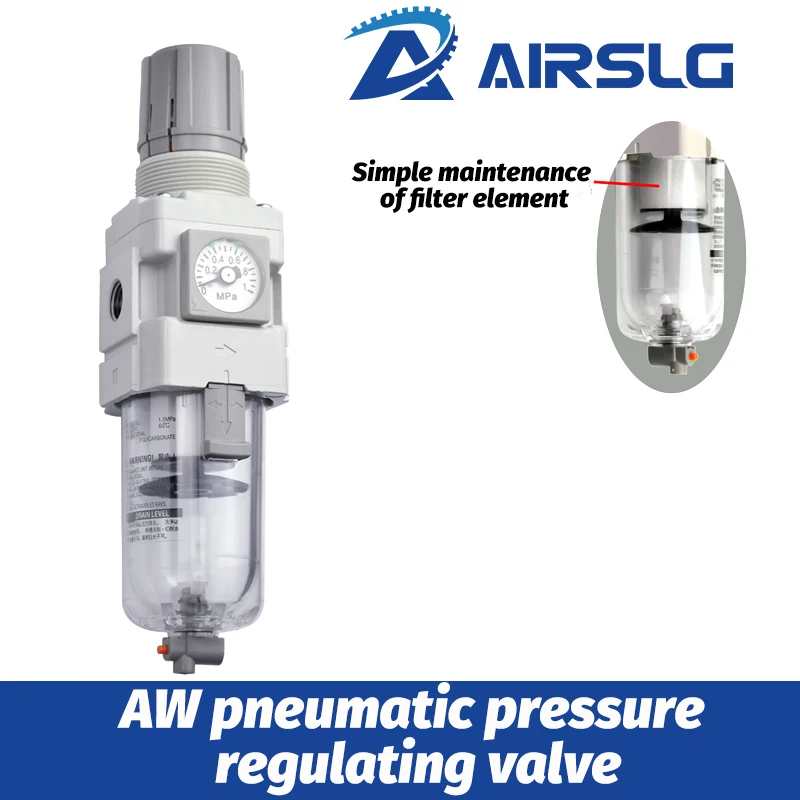 SMC type Air source processor AW series filter pressure reducing valve ...