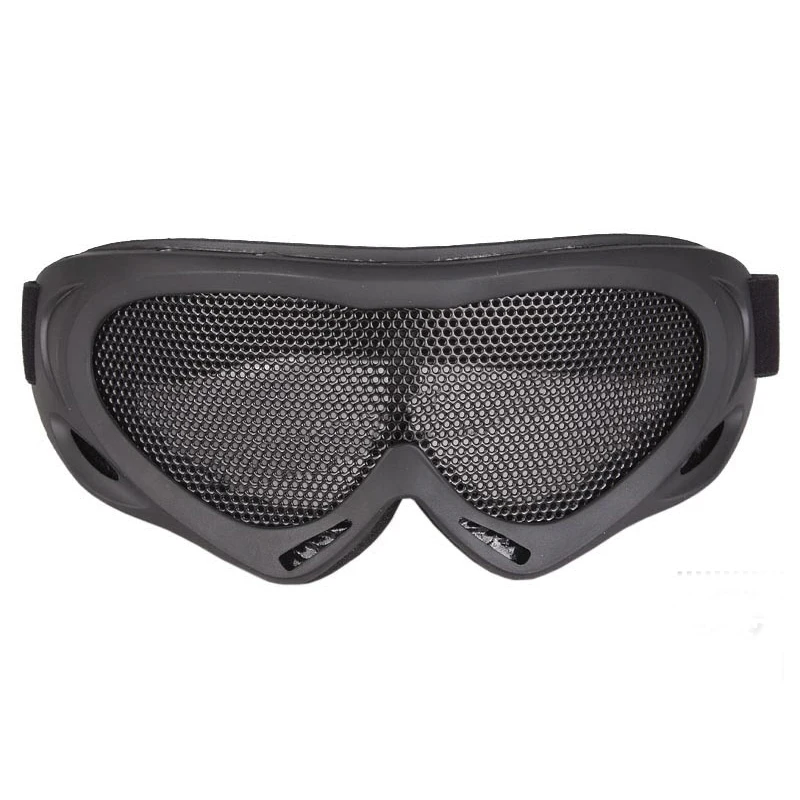 Tactical-Metal-Wire-Goggle-Helmet-Safety-Mesh-Eye-Protective-Gear-Guard ...