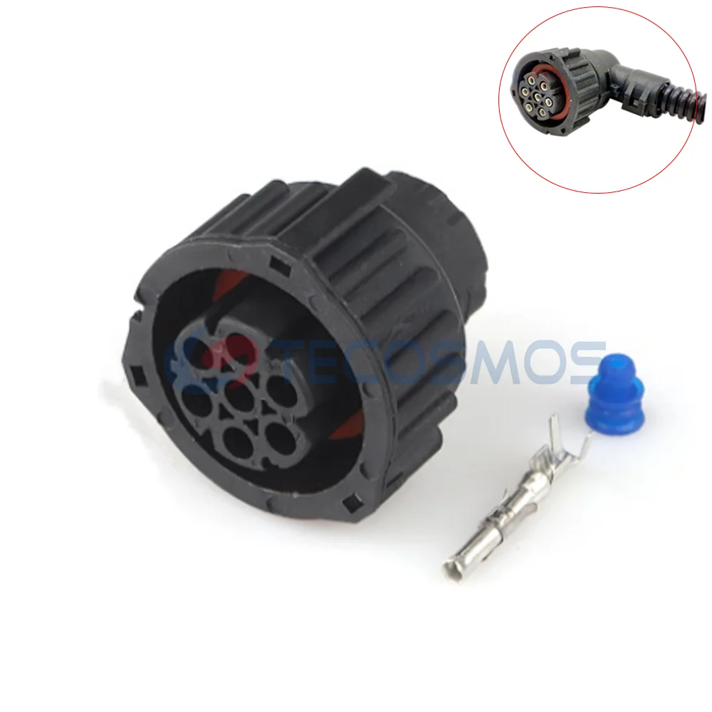 7 Pin 1.5mm Bu-Ste Circular Housings Female Connector 968421-1 967650-1 ...