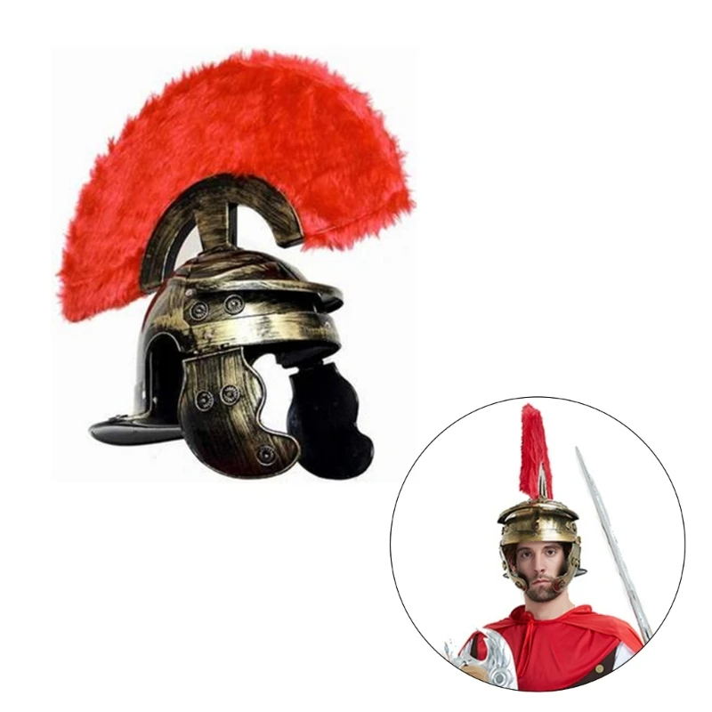 Medieval-Knight-Gladiators-Spartans-Gold-Roman-Greek-Costume-Helmets ...