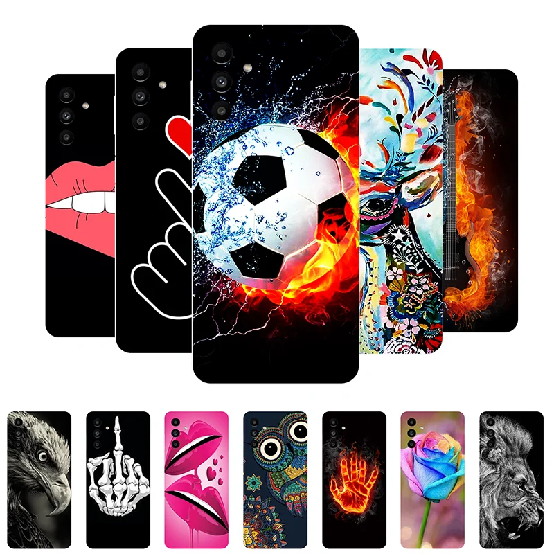 For Samsung Galaxy A04S Case Football Soft Silicone Back Cases For ...