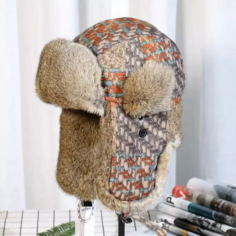 Autumn-Winter-Men-Women-s-Lei-Feng-Cap-Thermal-Ear-Skiing-Motorcycle ...