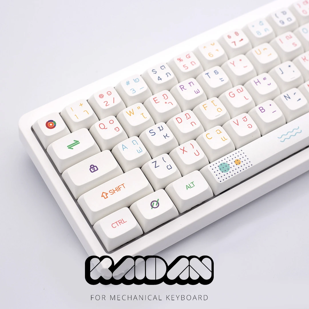 KAIDAN 127keys Neon Light Theme XDA Profile PBT Keycaps for Mechanical ...