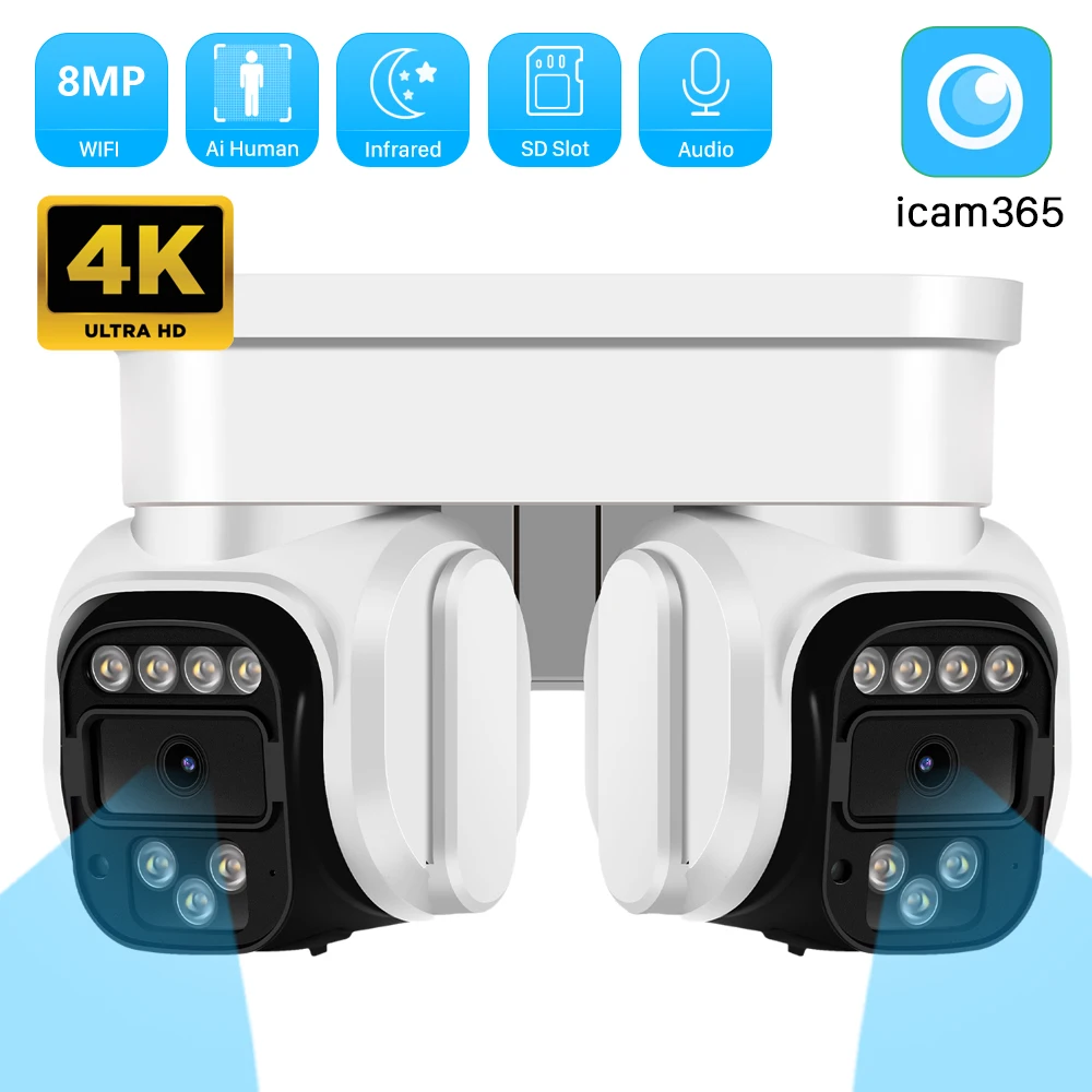 8MP-HD-Dual-Camera-Wifi-10X-Digital-Zoom-AI-Human-Detection-Audio-PTZ ...