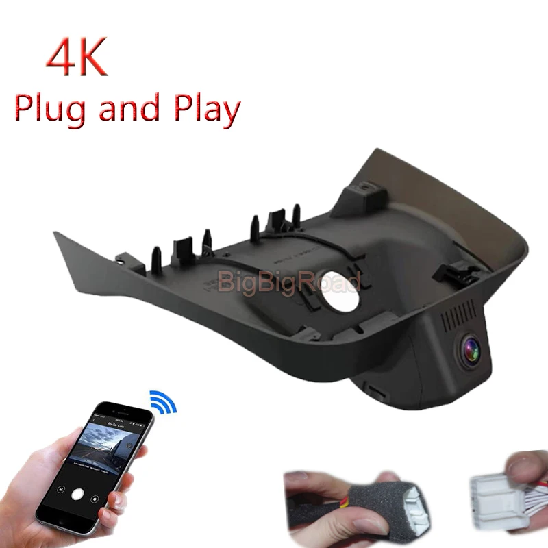 4K-Plug-And-Play-Car-Wifi-DVR-Video-Recorder-Dash-Camera-Black-Box ...