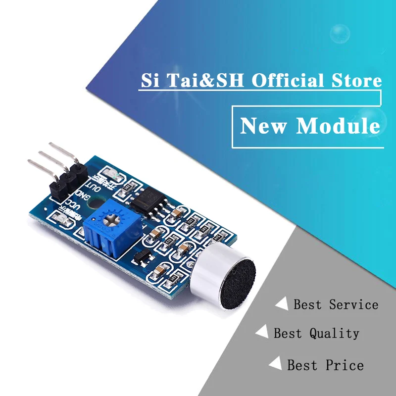 Módulo de Sensor de detección de sonido de voz de 3 pines, Robot ...