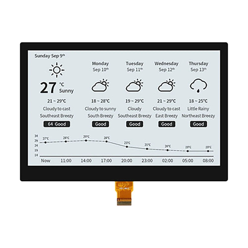 Waveshare-Electronic-Ink-Screen-7-5-Inch-E-Paper-Full-Fit-Screen-Global ...