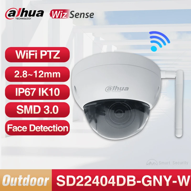 Dahua WiFi 4MP PTZ HD Camera Smart Home Face Detection Outdoor Starlight IP Monitor Auto Zoom ...