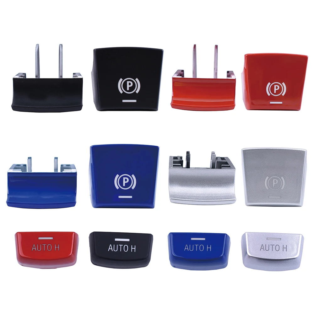 Car Handbrake Parking Brake P Button Auto H Switch Cover For BMW 5 6 7 ...