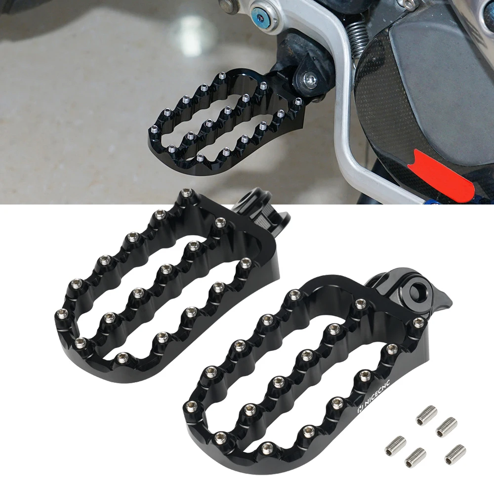 Motorcycle Foot Pegs Footrest Footpegs Enlarge For KTM 390 Adventure ...