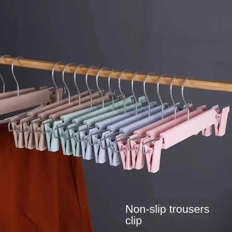 Household-Non-Slip-Pant-Rack-Clip-Hanger-JK-Hanger-Clothes-Drying-Net ...