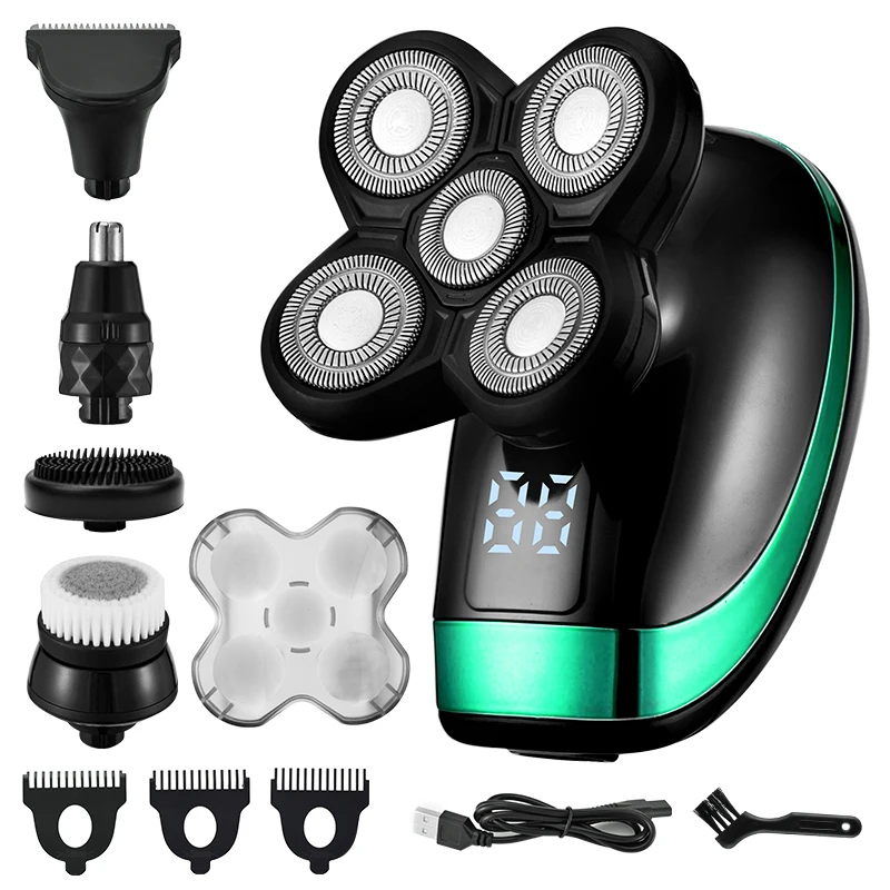 Rasoir électrique aste 5 en 1, machine à raser pour hommes, rasoir à ...