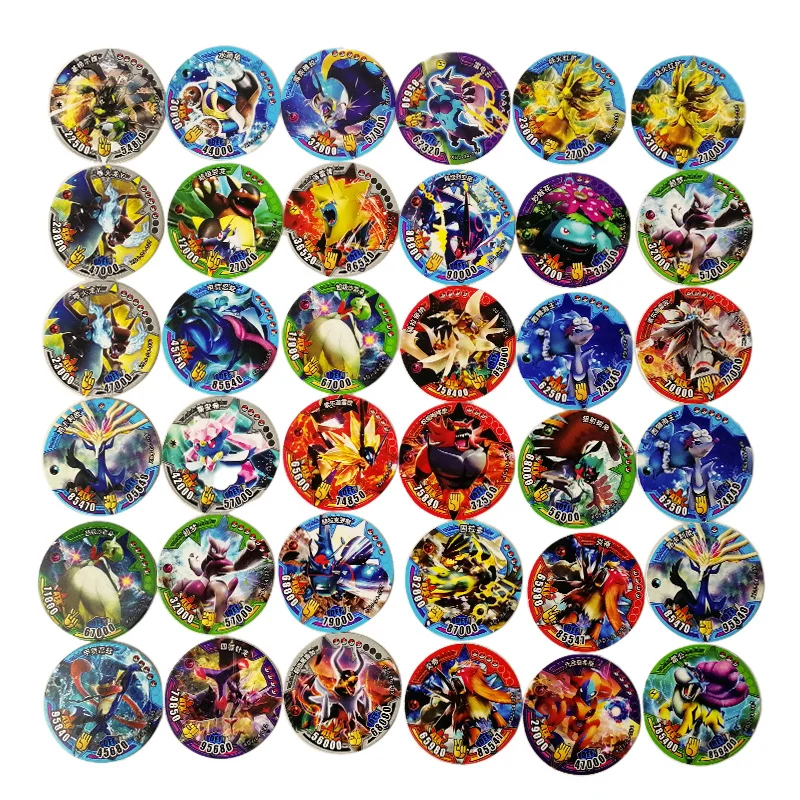 Hot-Pokemon-Tazos-Card-Set-Paper-Round-Stroke-Pikachu-Trainer ...