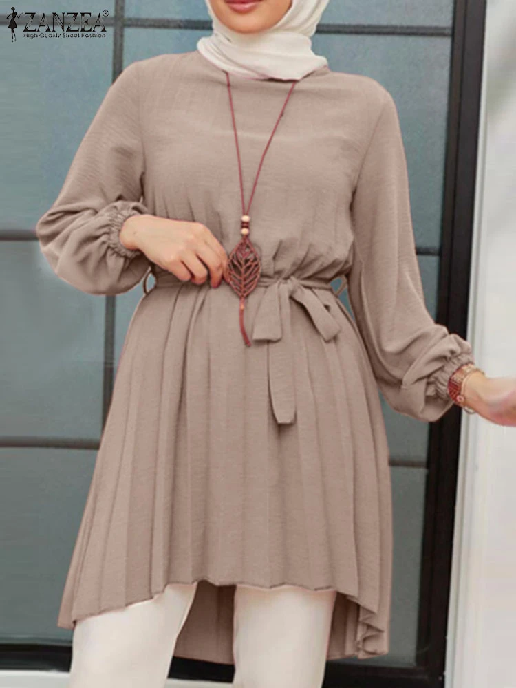 Muslim Blouse Long Sleeve | Muslim Clothing Blouses Long | Muslim Long ...