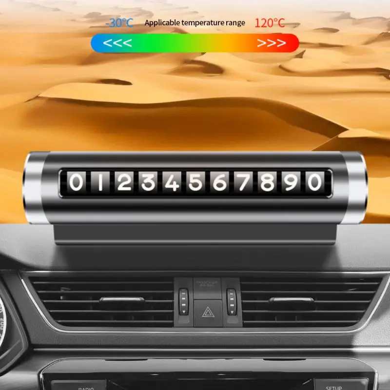 10-5-2-7CM-Car-Temporary-Parking-Number-Plate-Metal-Roller-Type ...