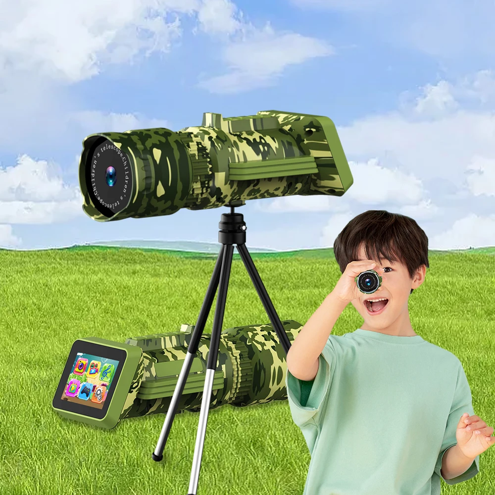 Children-Kids-Camera-Monocular-Telescope-Kids-Digital-Camera-16X-Zoom ...