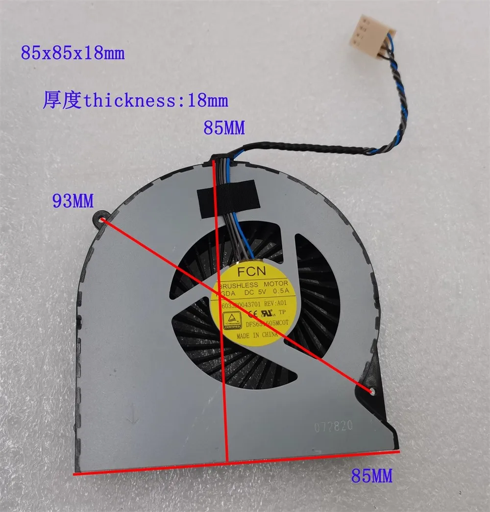 Fan FOR 6033B0043701 HP MINI T620 Plus KSB0705HA-A 6033B0035901 739835 ...