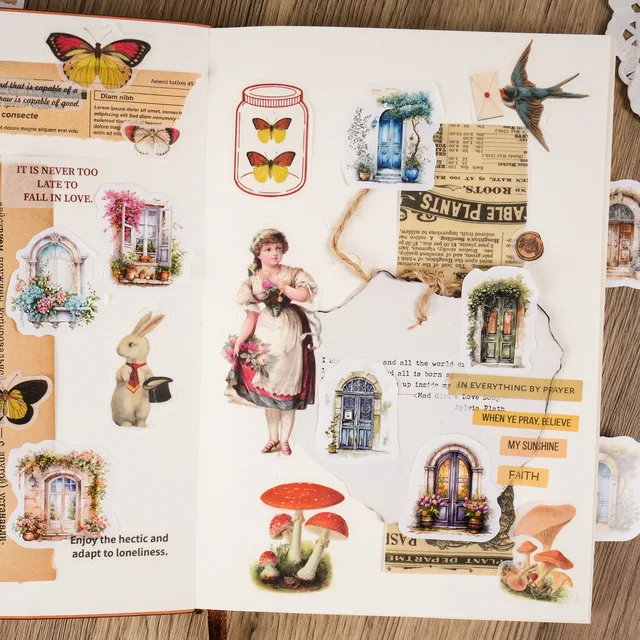 Boxed stickers - JianWu Official Store