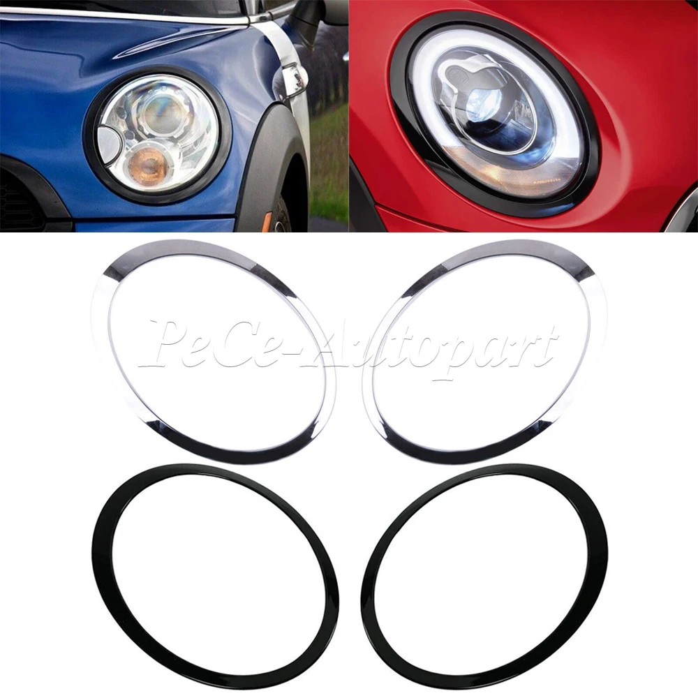 For-MINI-Cooper-S-R56-R57-R55-Clubman-2007-2015-Gloss-Black-Silver ...