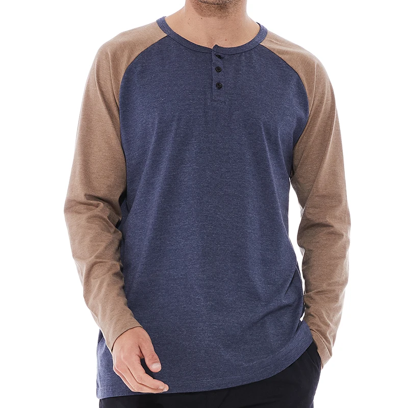 Spring-Long-Sleeves-Sports-T-Shirt-Men-Henry-Collar-2023-Casual-Men-s ...