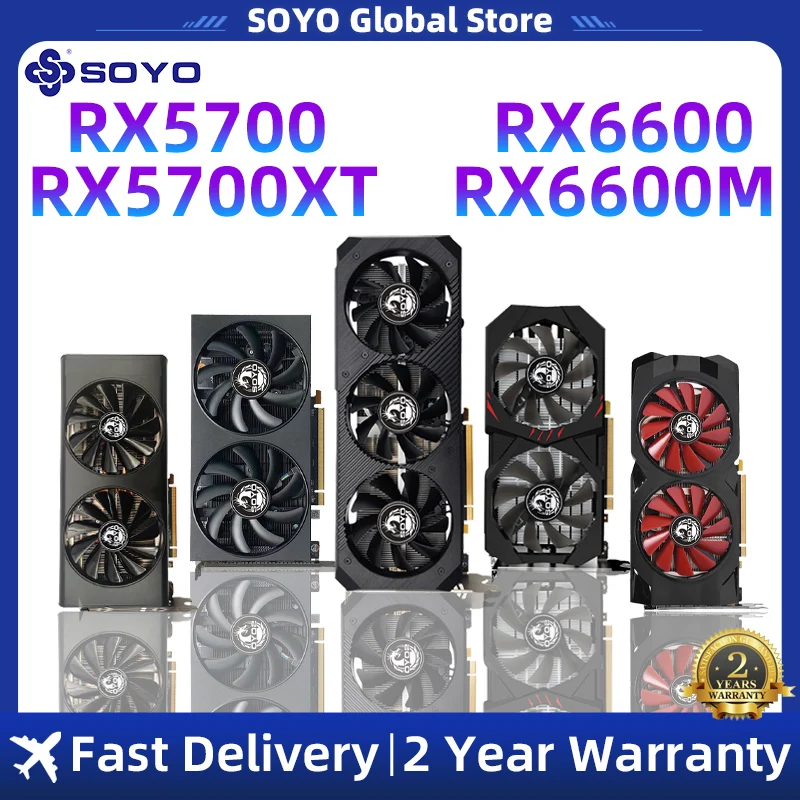 SOYO-Gaming-Video-Graphics-Card-Suporta-Intel-Desktop-CPU-RX-580-5700XT ...