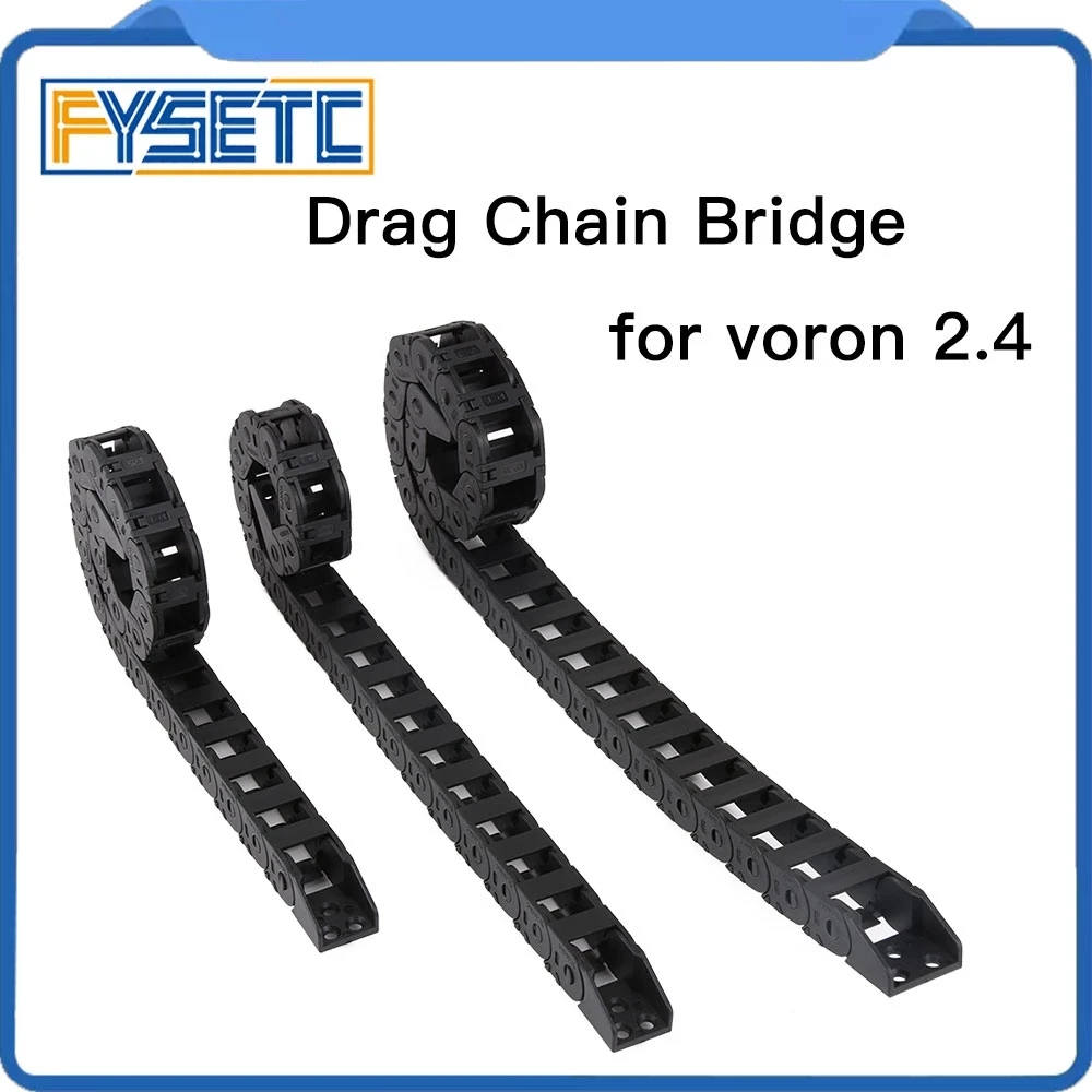 FYSETC 1PCS Chain in Black Openning Type Wire Chains For Voron 0.1 V0 ...