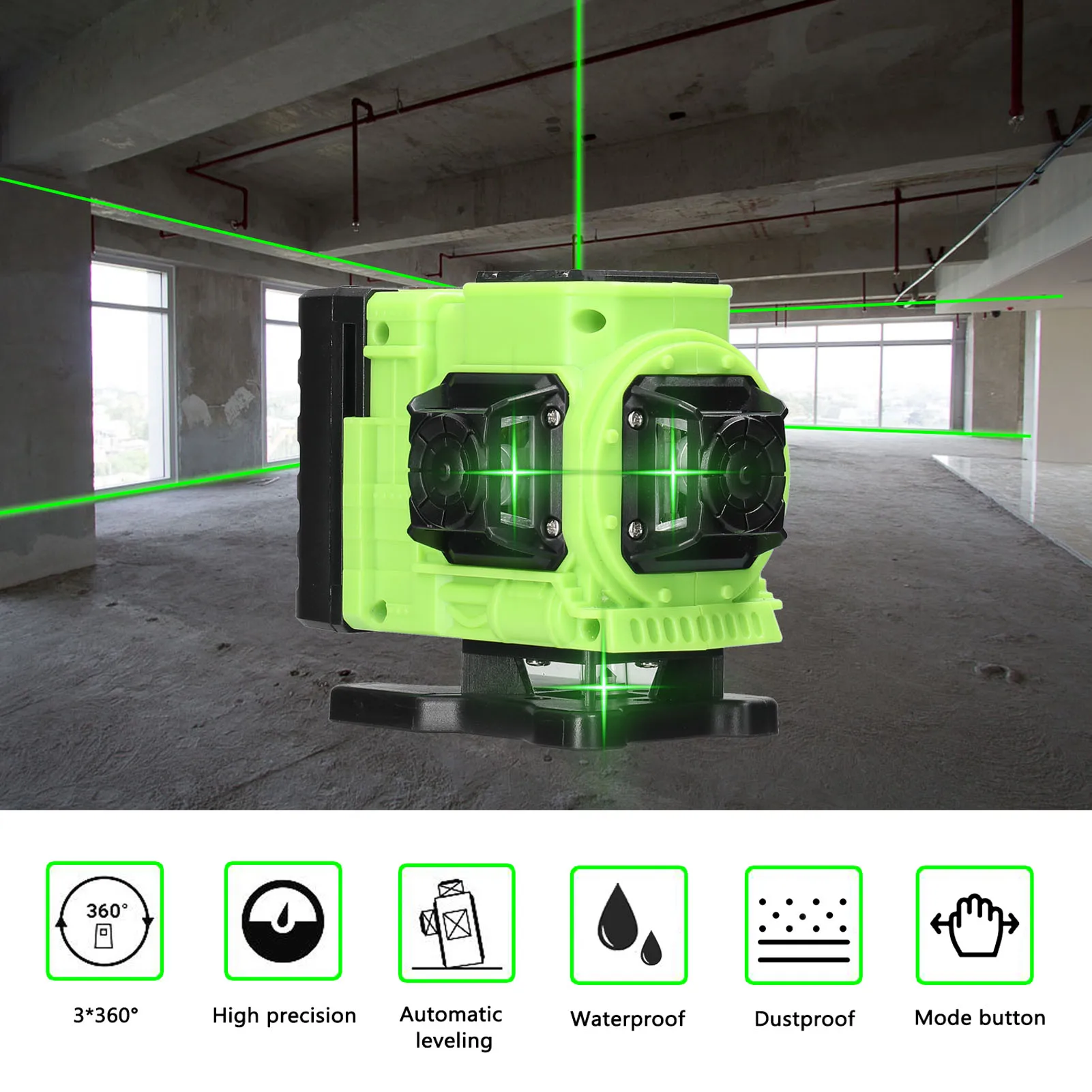 Multifunctional-12-16-Lines-3D-4D-Laser-Level-3-Self-leveling-Machine ...