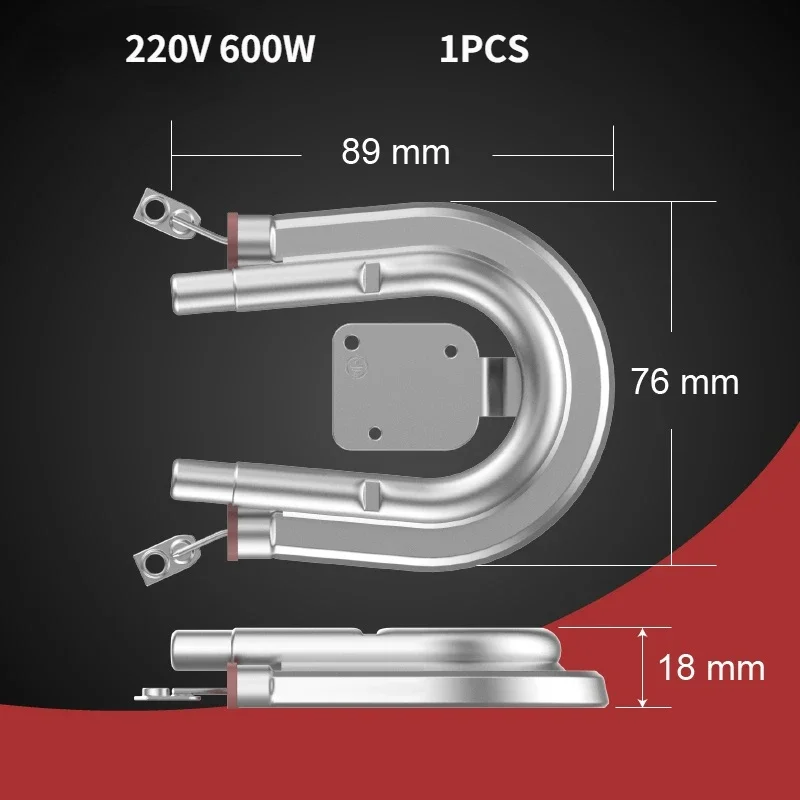 220V-600-1000W-coffee-machine-heating-element-aluminum-U-shaped-heater ...